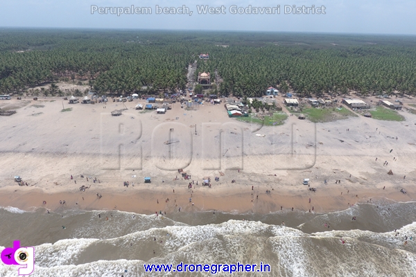 Drone Grapher: Perupalem Beach, West Godavari District - drone Photos ...