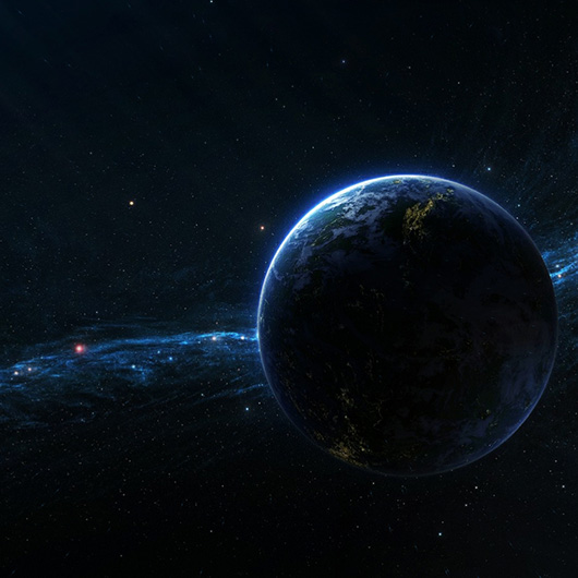 Earth in Space Wallpaper Engine