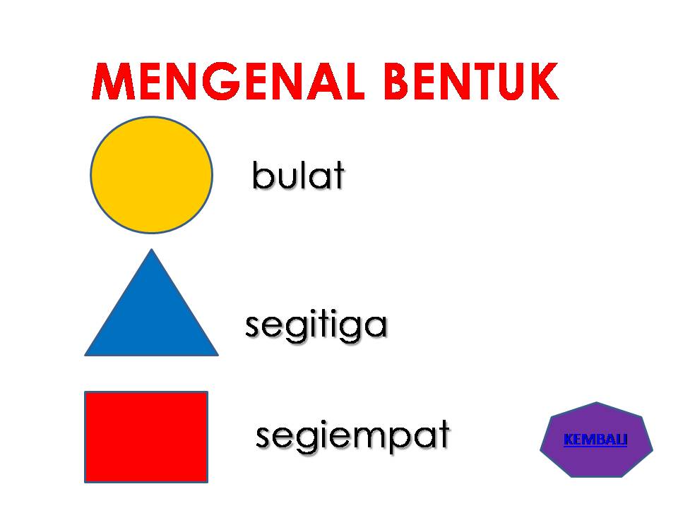 Pendidikan khas Bahasa Melayu: MENGENAL BENTUK