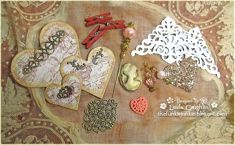 The Funkie Junkie: A Victorian Valentine Paper Crafting Kit