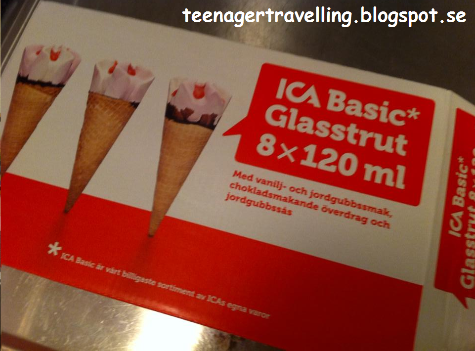 EATS: ICA's Strawberry Ice Cream Cones ~ The Teen Traveller