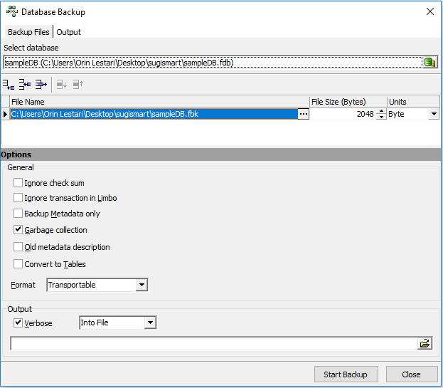 Cara Backup dan Restore Database FIREBIRD - Sugi Smart Solution