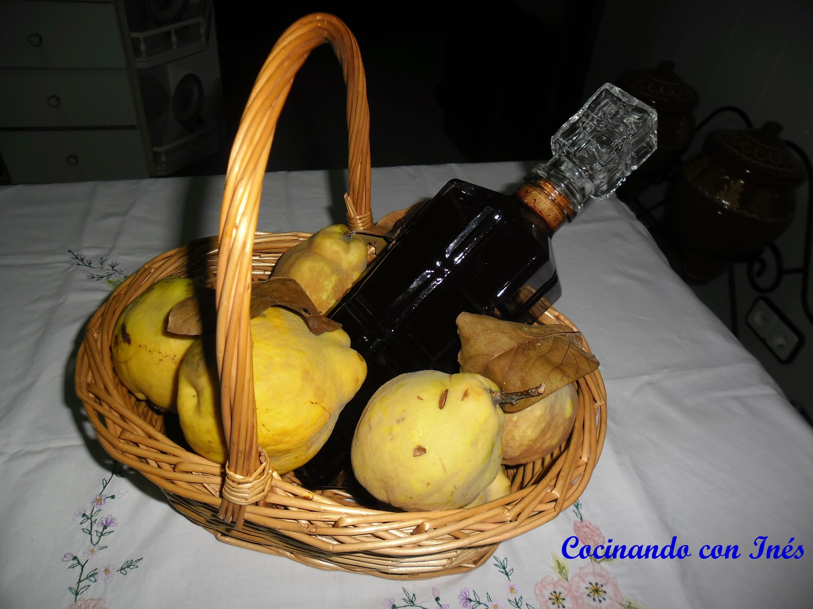 Cocinando con Ines: Licor de Membrillo