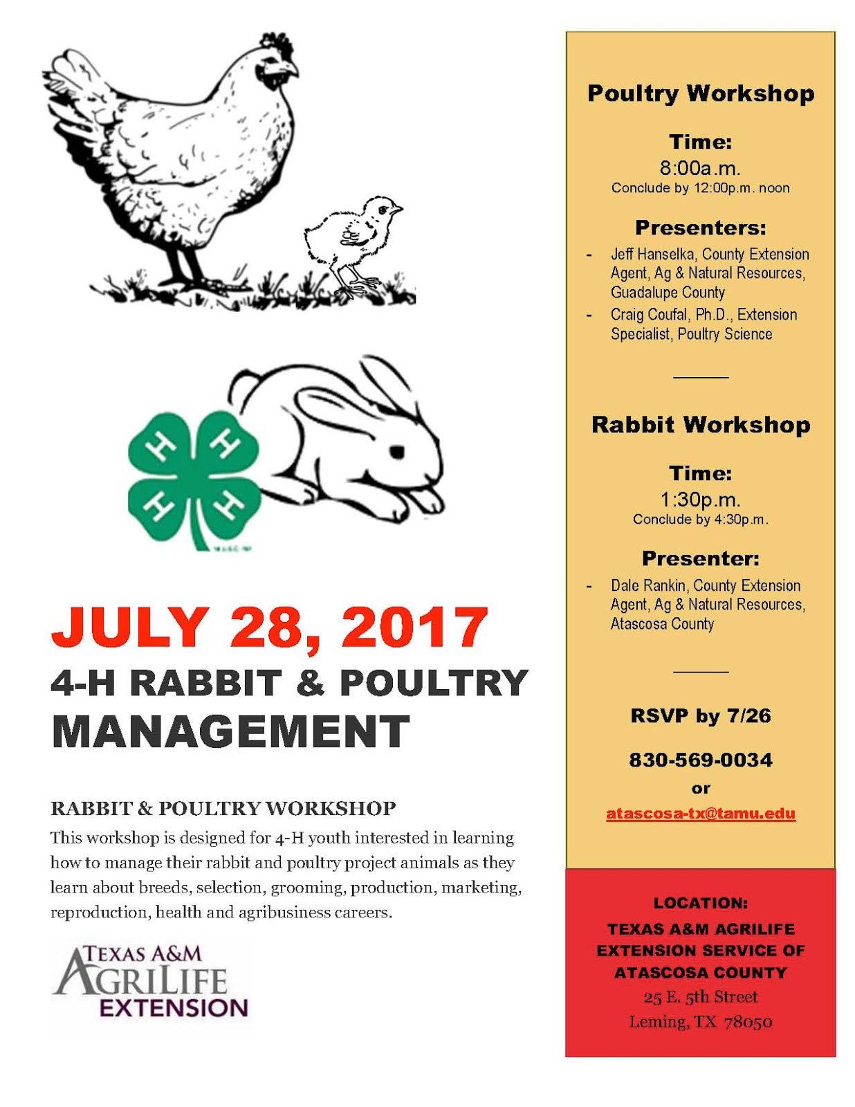 Caldwell County 4-H Blog: 4-H Rabbit & Poultry Management