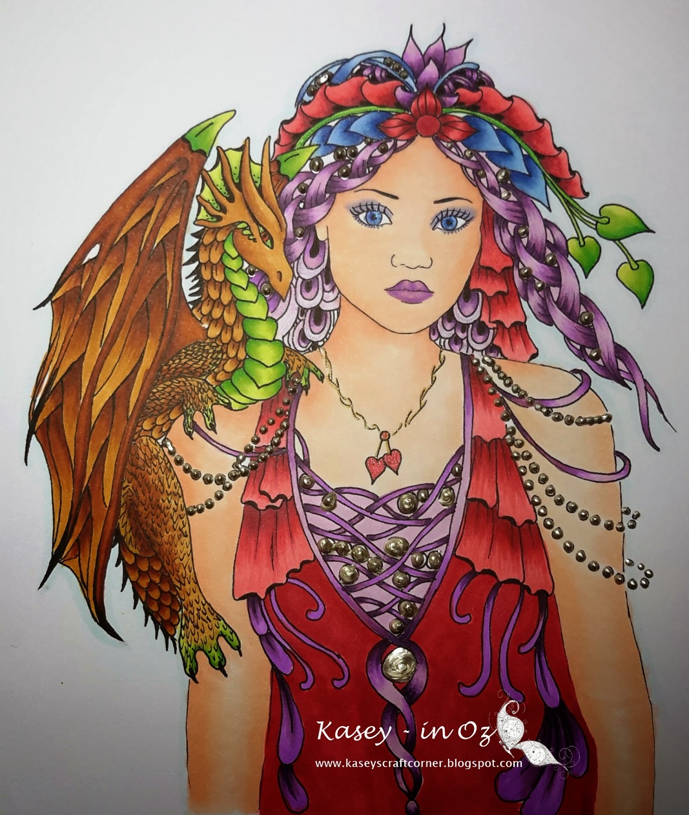 Paisley Wings & Crafty Things...: Fairy Dragon Queen