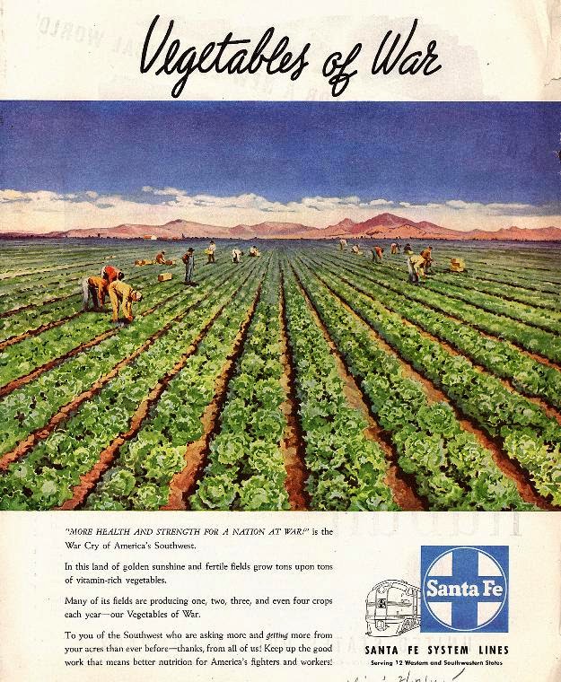 Two Men and a Little Farm: VEGETABLES OF WAR, VINTAGE POSTER SUNDAY