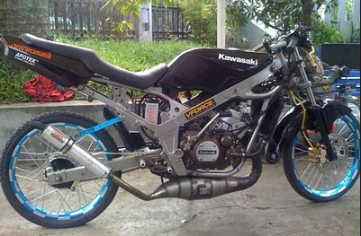 Modifikasi Motor Balap Kawasaki Ninja, Balapan Liar Ninja ~ Simple Acre