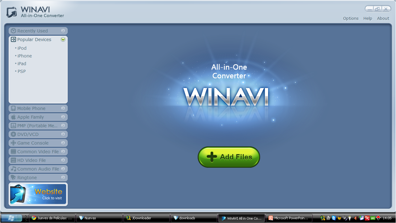 Jueves de Películas: Tutorial WinAvi All-in-one Converter