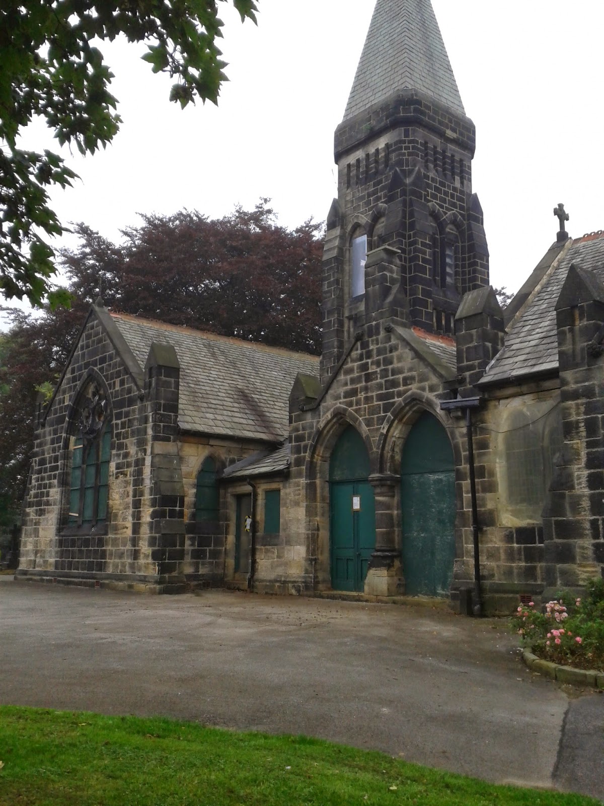 Horsforth Museum: Horsforth Cemetery Chapel now unused.
