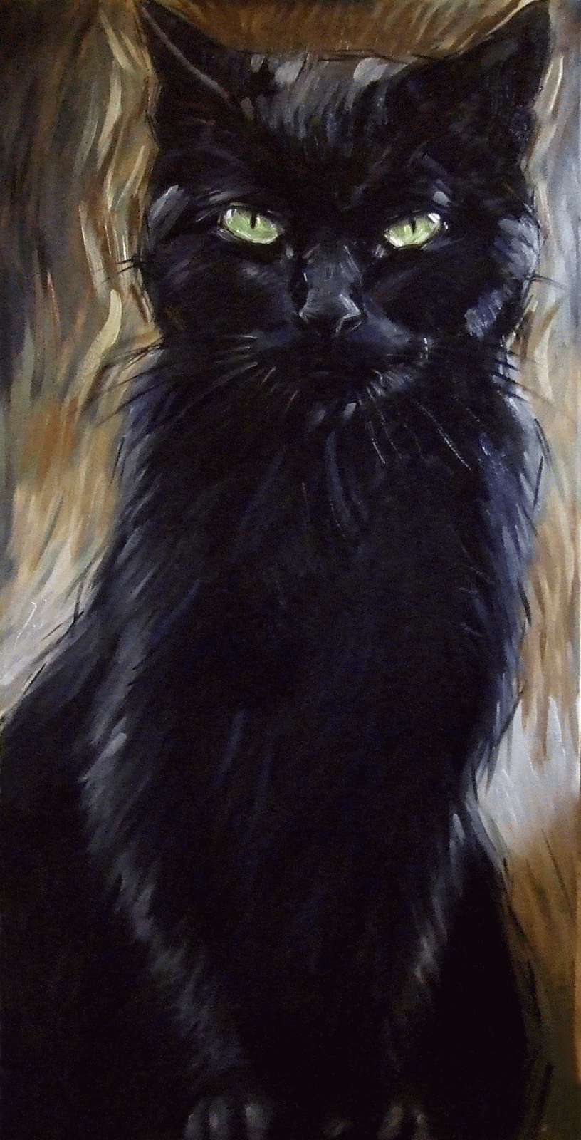 Paintings From the Parlor: Bad Attitude - Big Cat Painting by Diane ...