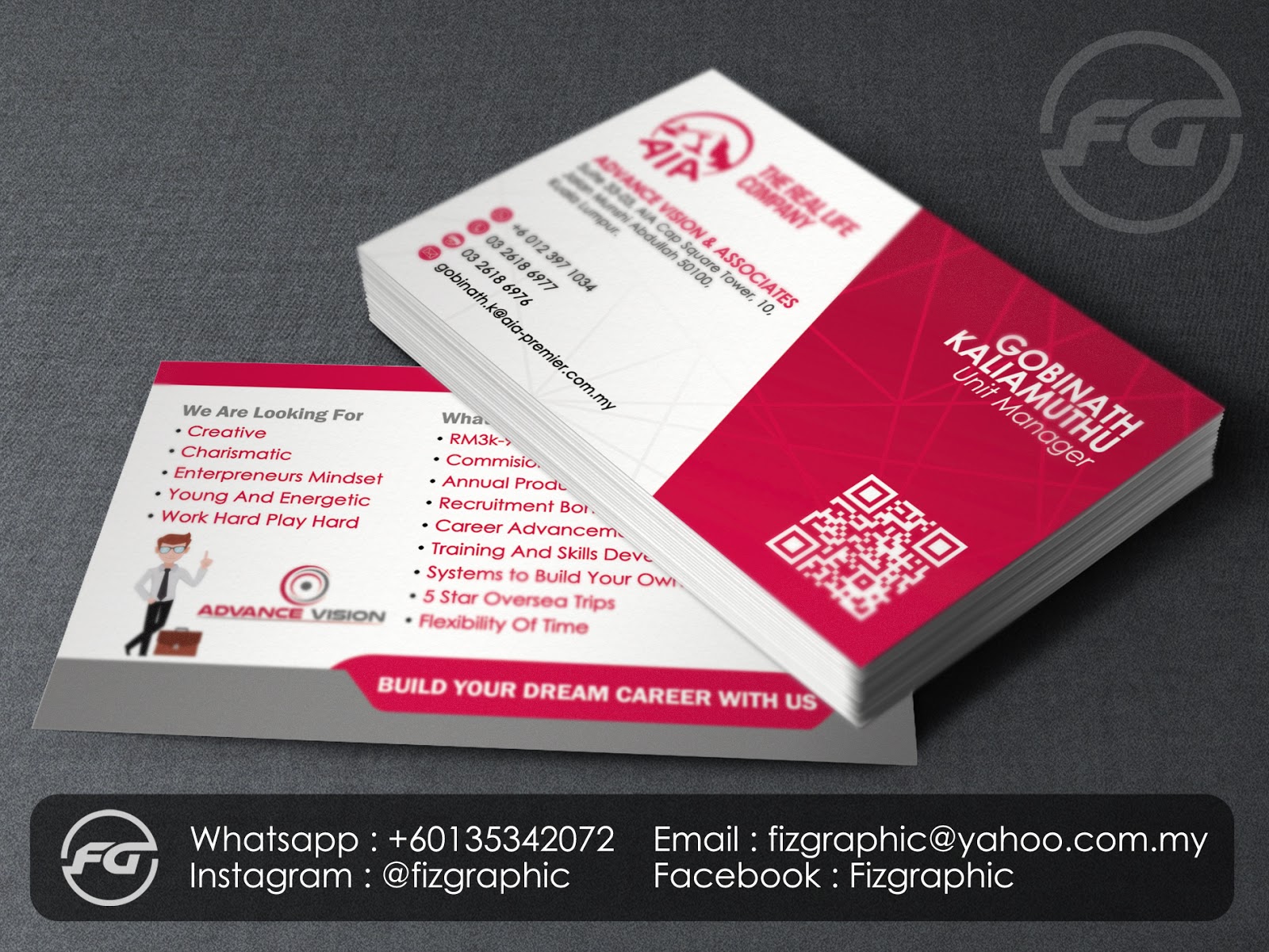 Fizgraphic: Design & Printing Business Card #130