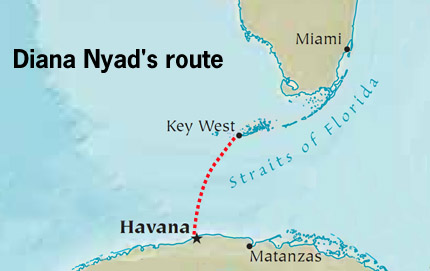 Lost States: Swim from Cuba to US ends