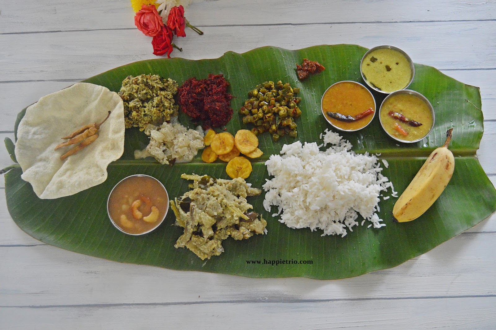 Onam Sadhya Menu 2 | Mini Kerala Onam Sadhya | Kerala Grand Feast ...