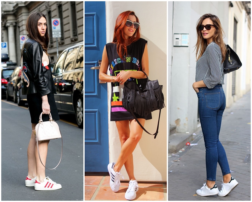 Looks para usar com o tênis Adidas Superstar | Bella Girl