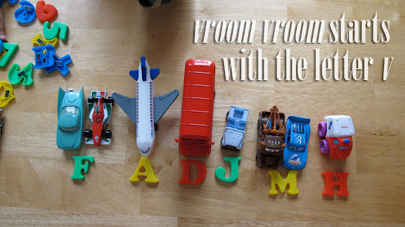 marta writes: preschool project / alphabet line-up