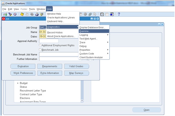 Oracle Applications Knowledge Repository: How to enable Examine in HELP