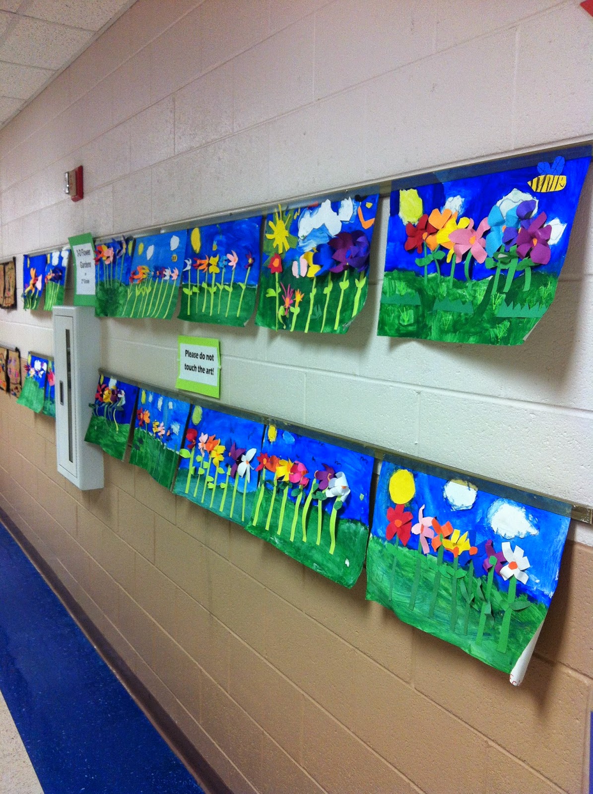 ChumleyScobey Art Room: Pop-up Flower Gardens with 2nd Grade