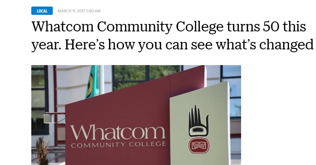 College History Garden: Whatcom Community College celebrates 50th ...