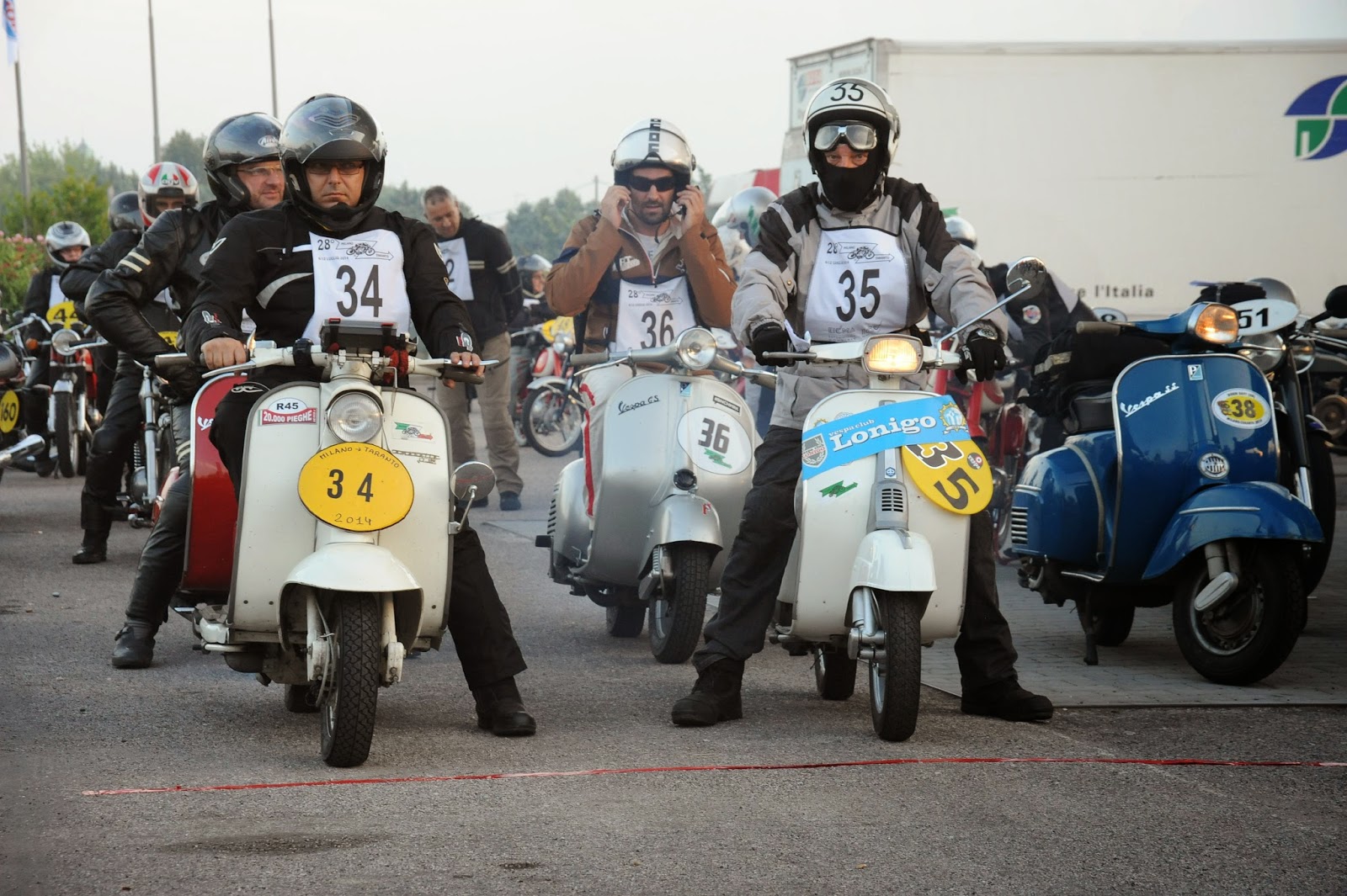 Banda Bagnoli Motor Team: Adriano UBER ALLES!!! - Milano Taranto 2014 ...