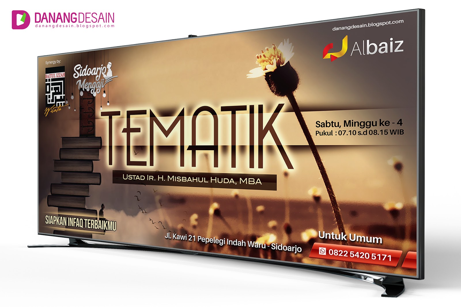 Contoh Desain Iklan Media Digital Islami - Contoh Desain Banner Spanduk