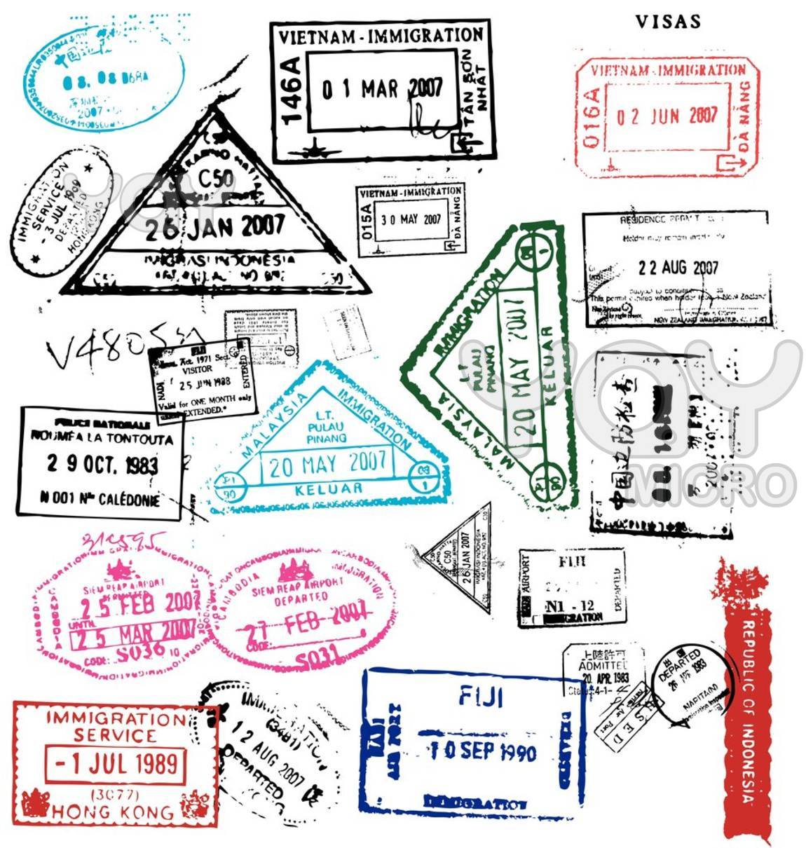 COP: Immigration Stamps