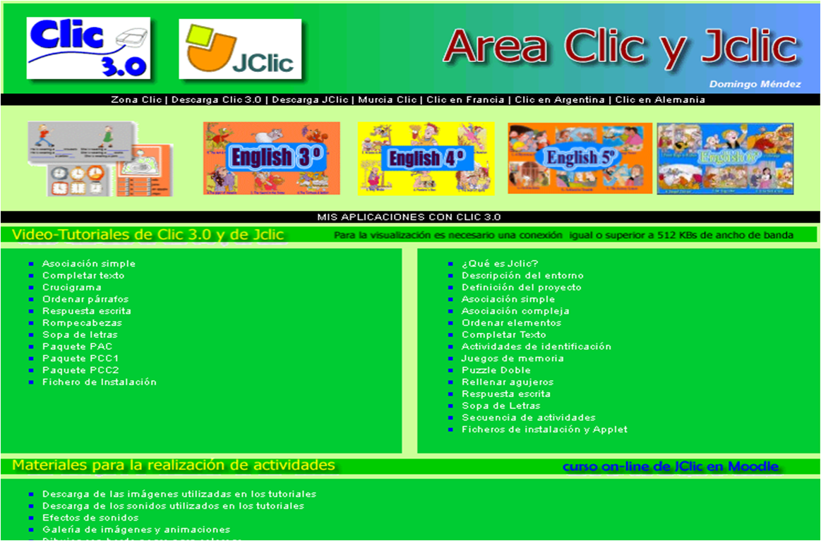 JUEGOS ALTERNATIVOS: MIS VIDEOS TUTORIALES EN JCLIC