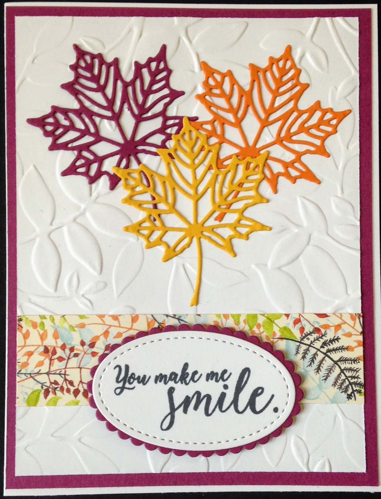 Black Kat Stamp Designs: Autumn - You Make Me Smile