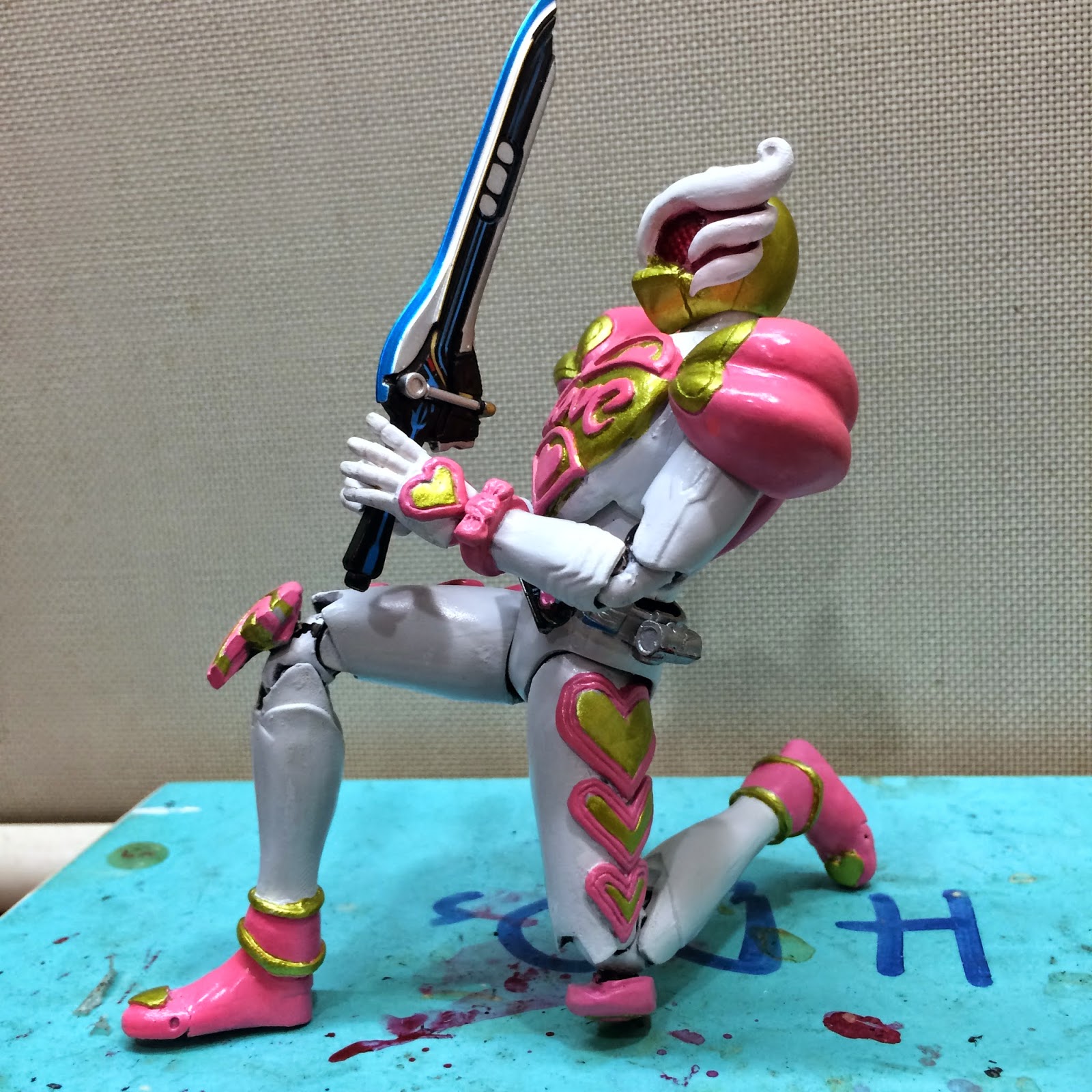 Kamen Rider World: Custom SHF Kamen Rider OOO Love Form painted version ...