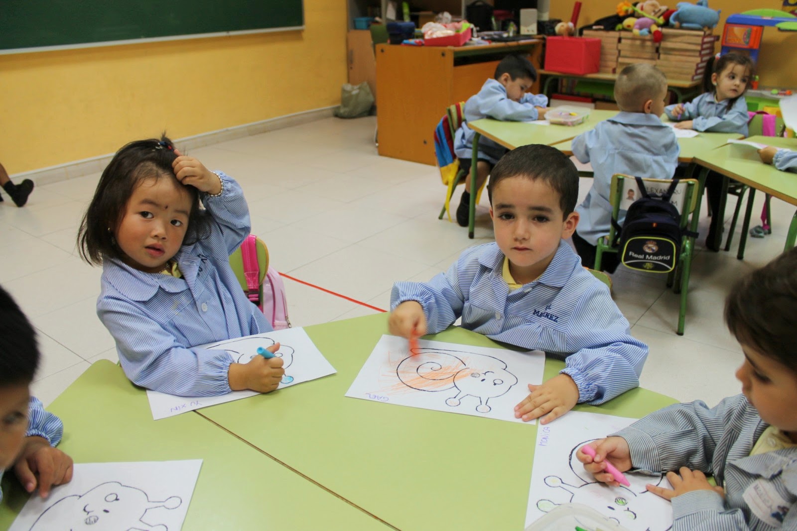 UNA VENTANA ABIERTA A NUESTRO MUNDO: 1º de Infantil en su primera semana