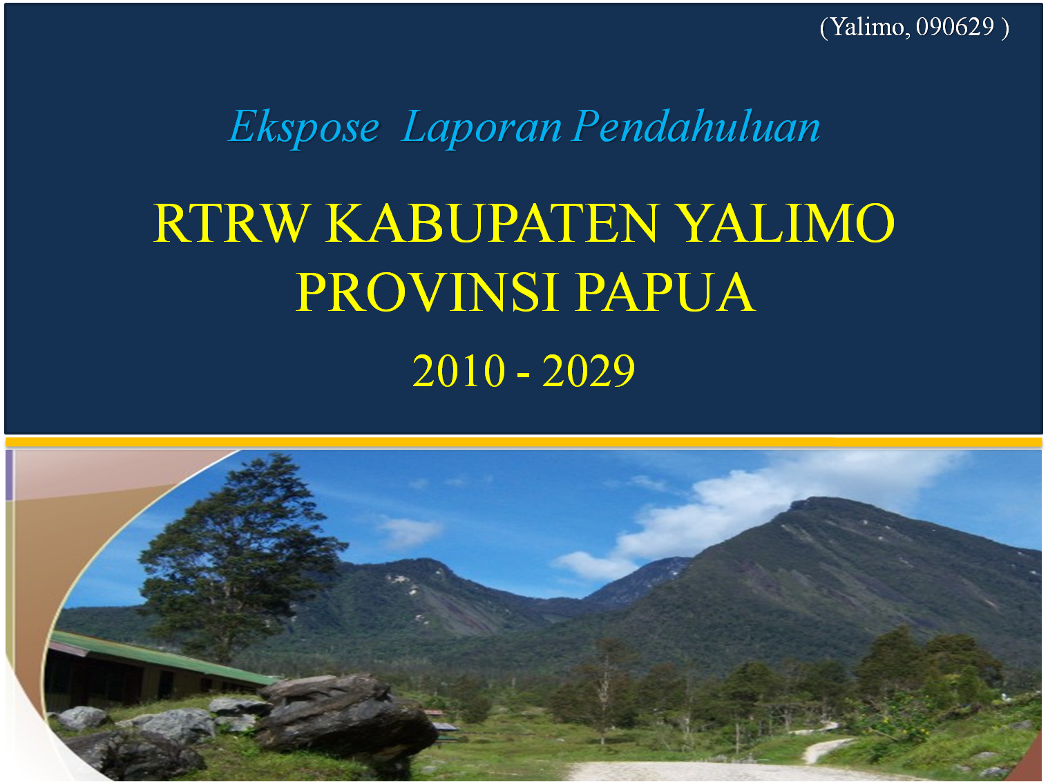 BLOG-GENERATION "YALIMO".: TATA RUANG KABUPATEN YALIMO