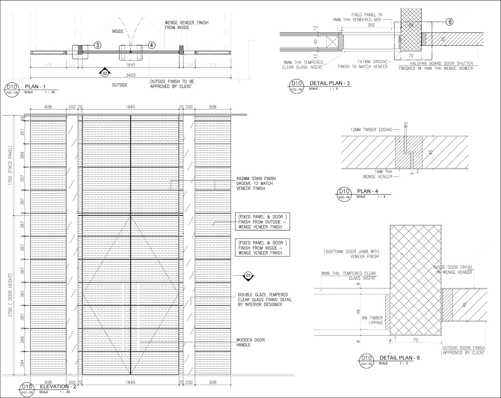 Doors Detail Drawing ~ NAHED ...