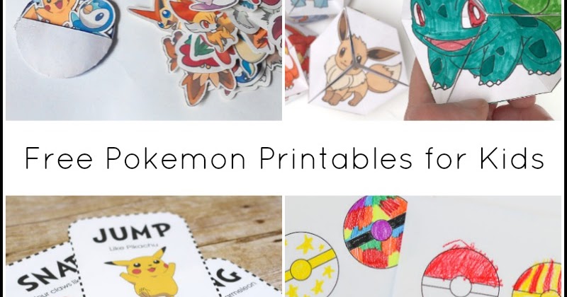 Free Pokemon Printables for Kids | And Next Comes L