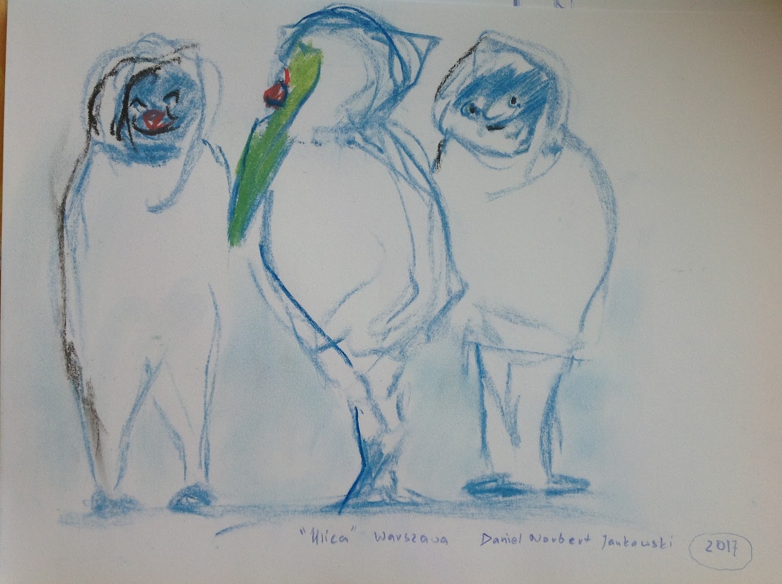 Daniel Norbert Jankowski _ DRAWINGS / watercolors / sketches : Tuesday