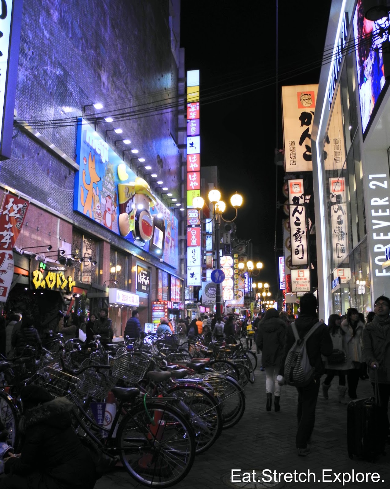 [Osaka - Dotonbori] Dotonbori at Night - Osaka's Eat Street
