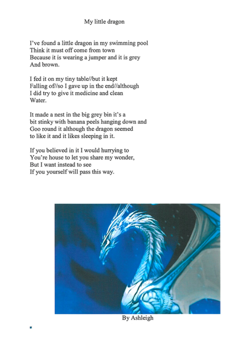 Every Child is a Writer!: Dragon Poems