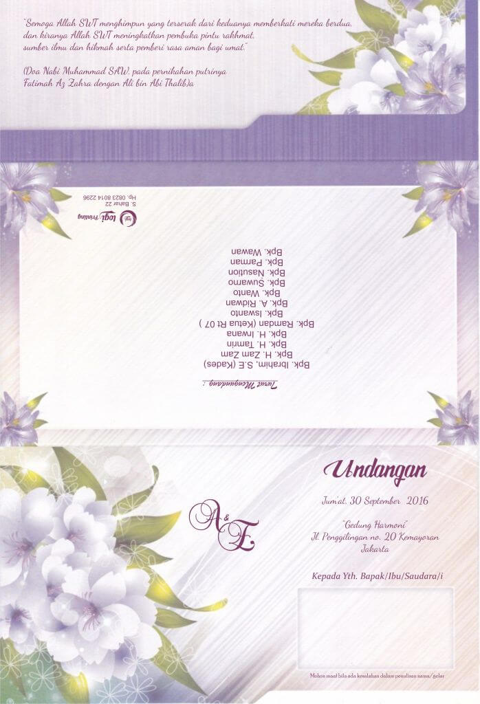 Cara Setting Blangko Undangan Mazaya MZ 014 dengan CorelDRAW - Kumpulan ...