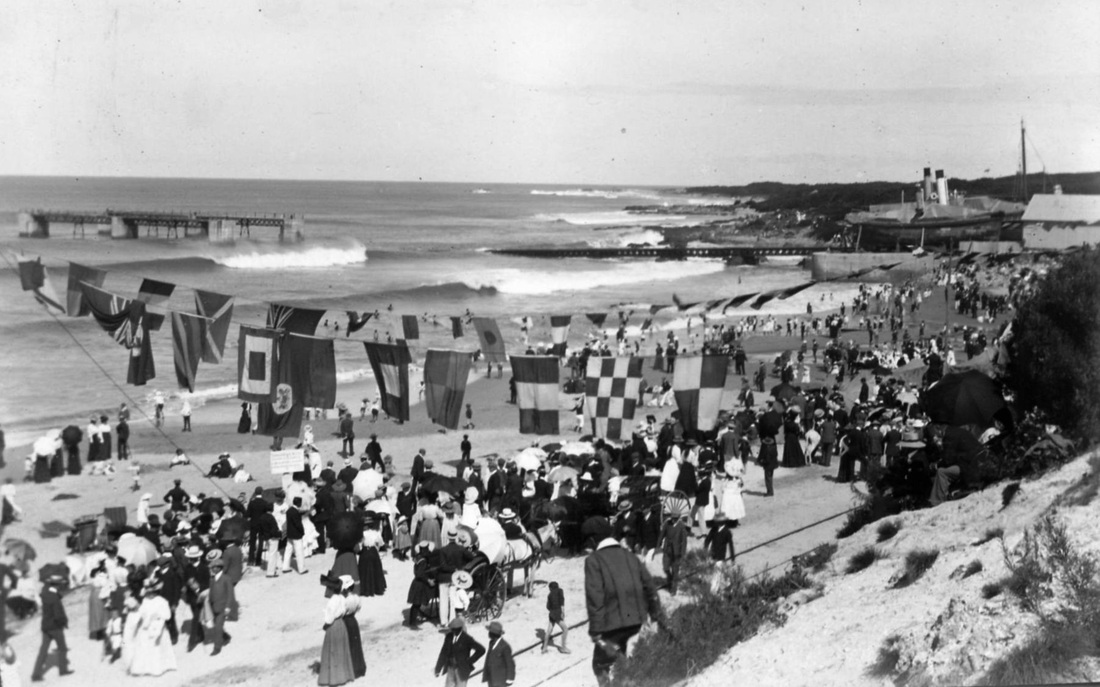 Port Elizabeth Daily Photo: Then and Now - Humewood Beach