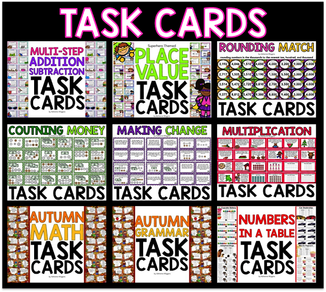 Using Task Cards for Daily Instruction | Virginia is for Teachers
