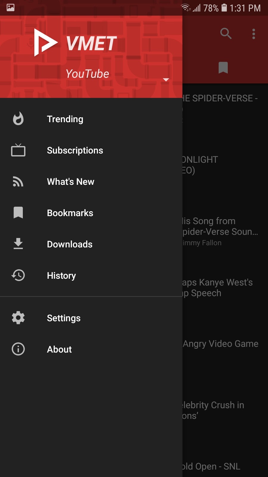 Youtube Video Downloader -VMet - Vidmate