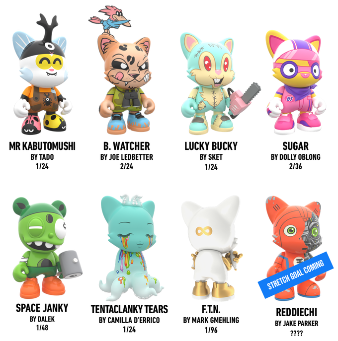 The Blot Says...: JANKY Artist Series 1 Vinyl Figures by SUPERPLASTIC ...