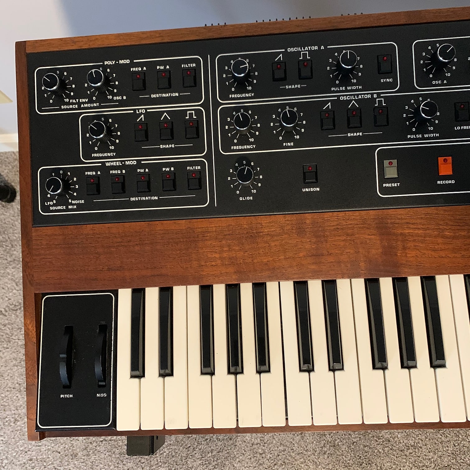 MATRIXSYNTH: Sequential Circuits Prophet 5 Previously Owned by Ric ...