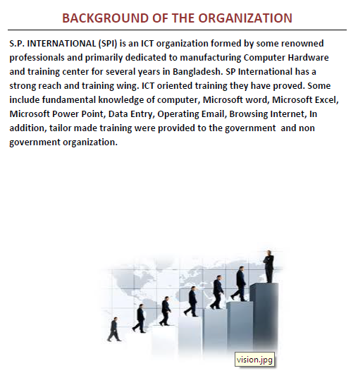 SP INTERNATIONAL: COMPANY PROFILE