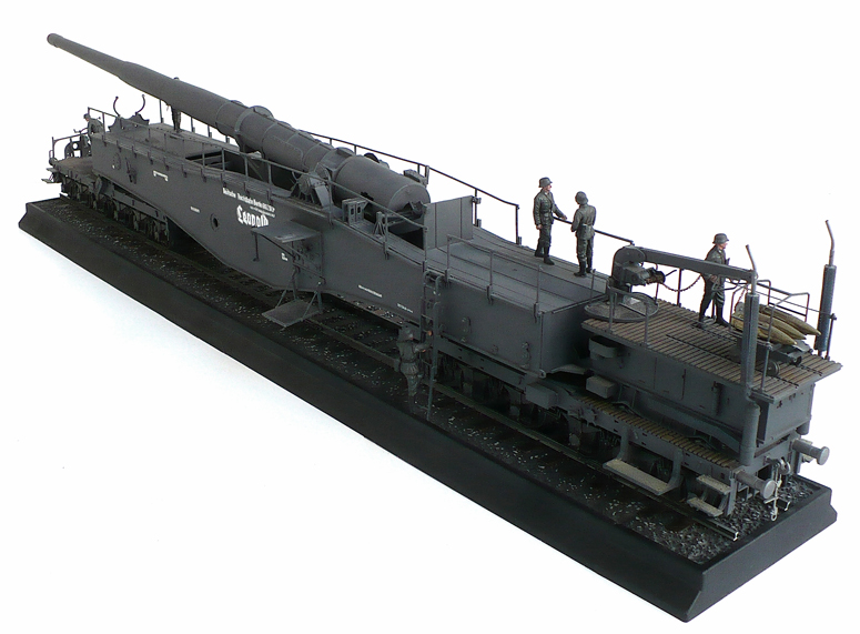 The Great Canadian Model Builders Web Page!: Krupp 28 cm K5 railway gun ...