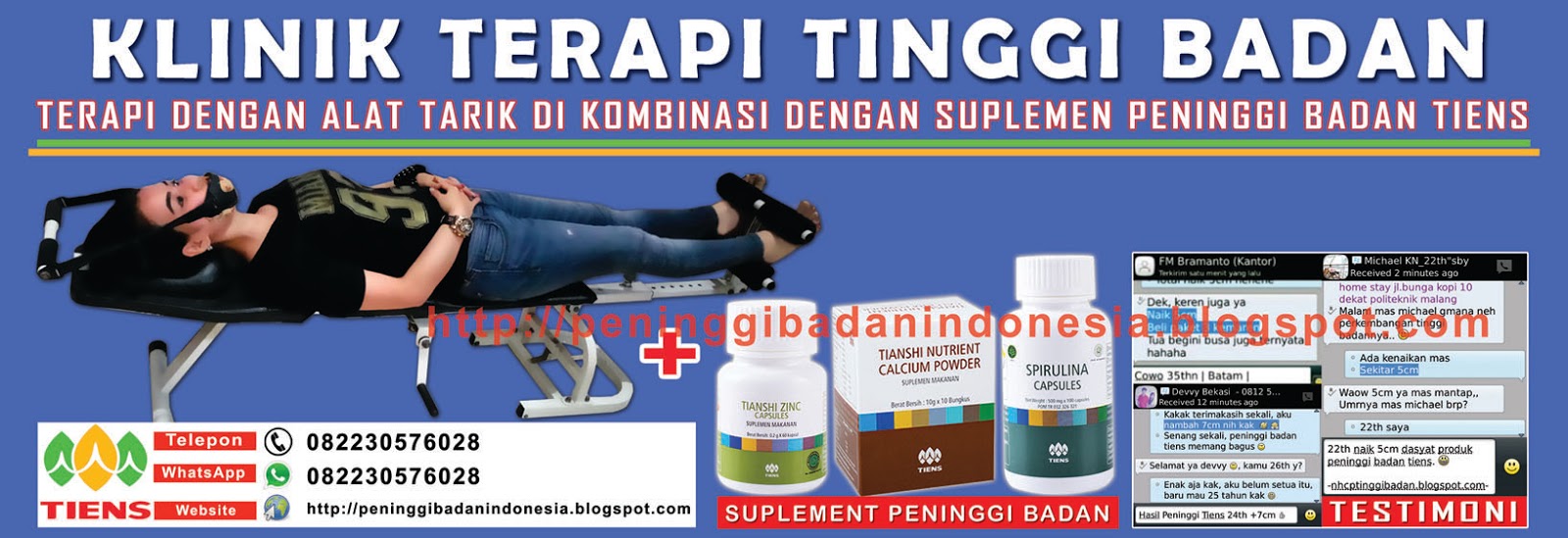 Terapi Tinggi Badan Di Surabaya | WA: 082230576028 - Agen Peninggi Badan Tiens Murah