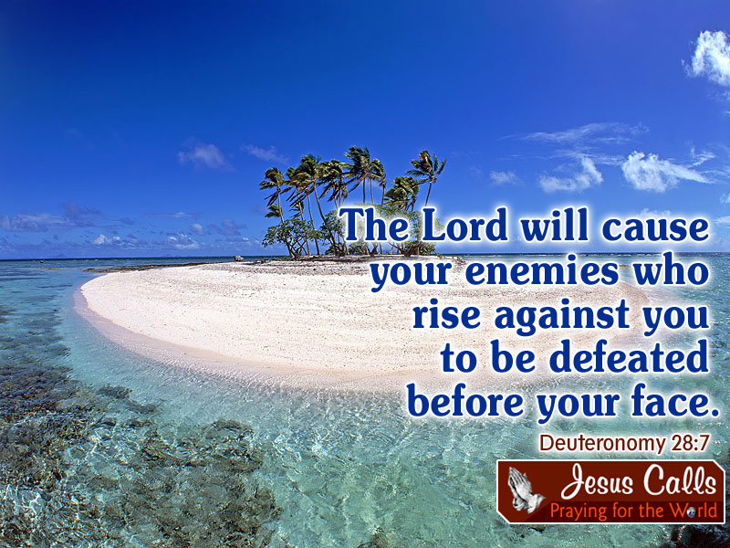 Faith Words Enemies Will Be Defeated