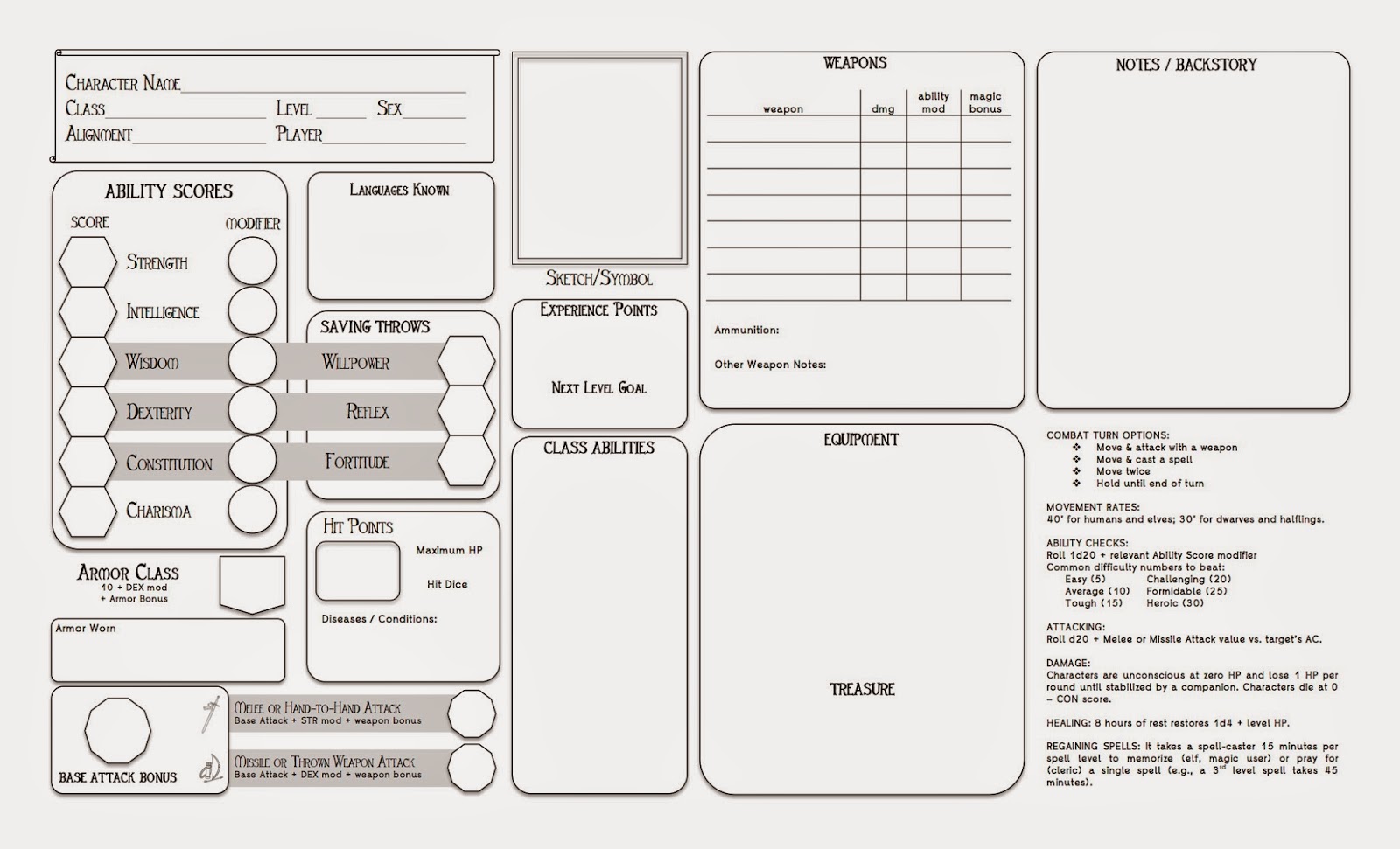 3.5 deluxe character sheets - etpeazy