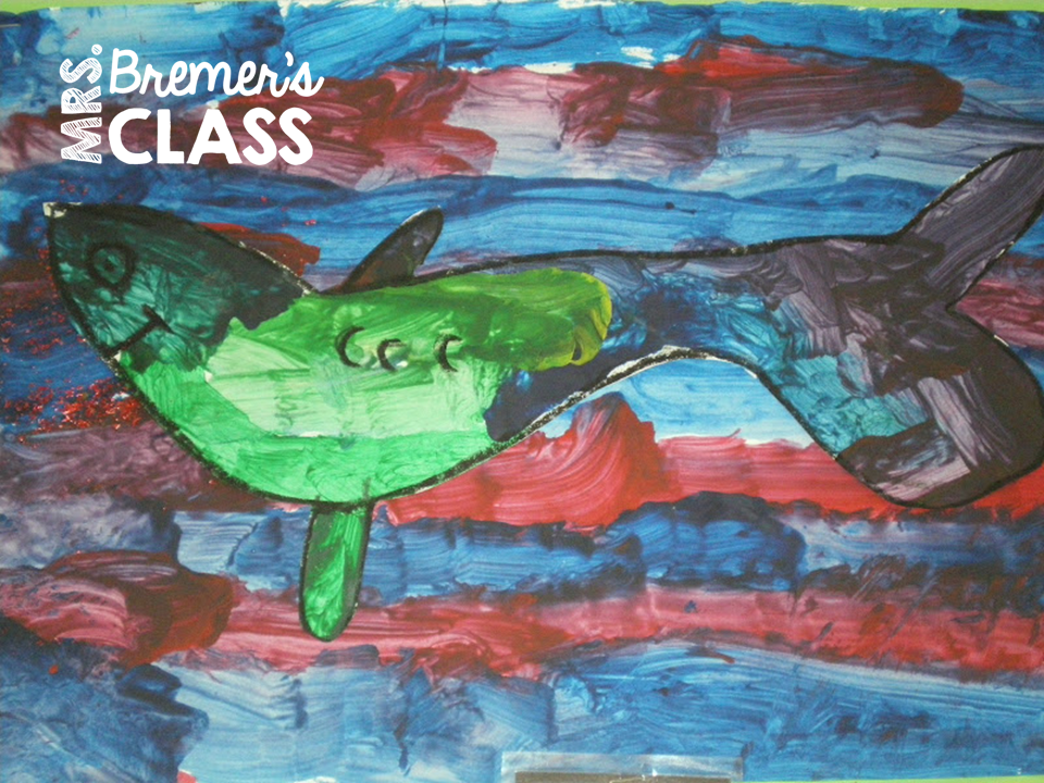 One Fish, Two Fish Dr. Seuss Art for Kindergarten | Mrs. Bremer's Class