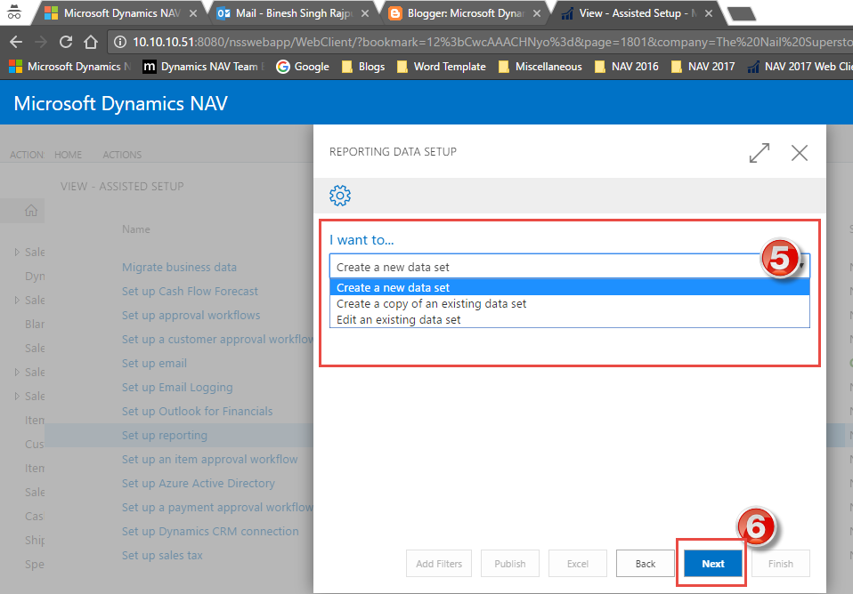 Microsoft Dynamics NAV By Binesh & Shilpa: Reporting data setup tool in Microsoft Dynamics NAV 2017