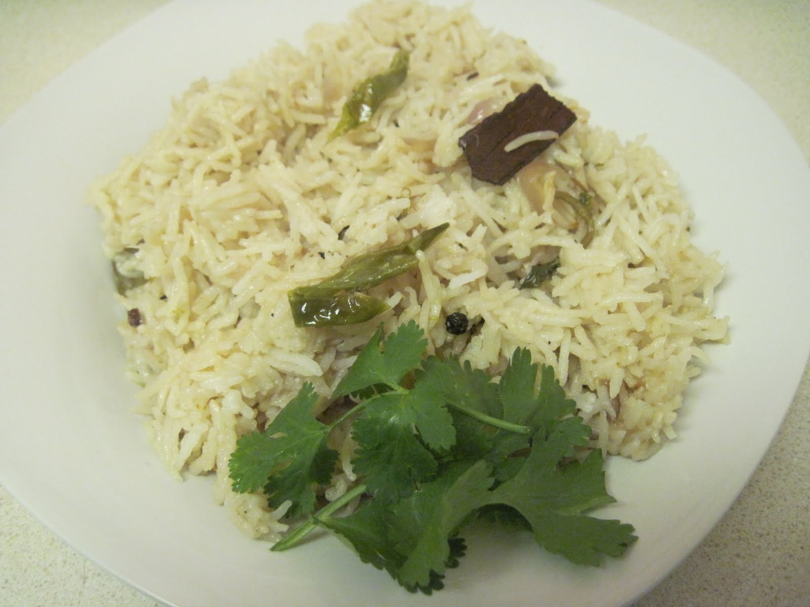 A Food Blog: Plain pulao