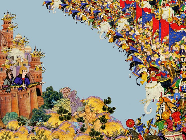 Ferdowsi's 11th century epic Shahnameh in illustration ~ Irtiqa